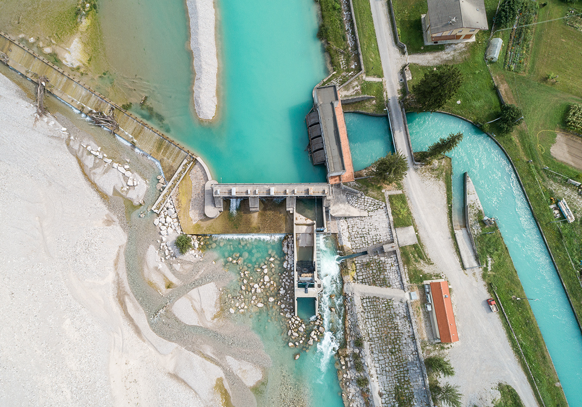 The Ospedaletto water intake - WWF Tagliamento